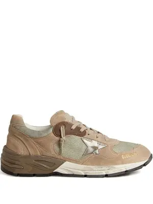 GOLDEN GOOSE Running Dog Leather Sneakers - Beige
