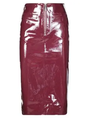 SELF-PORTRAIT Faux Leather Skirt