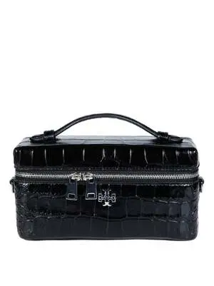 Tory Burch Charlie Embossed Croc East-west Mini Vanity Case