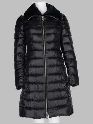 Herno Quilted Puffer Coat With Faux Fur Collar