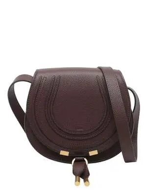 Chloé Leather Cross Body Bag - Marrone