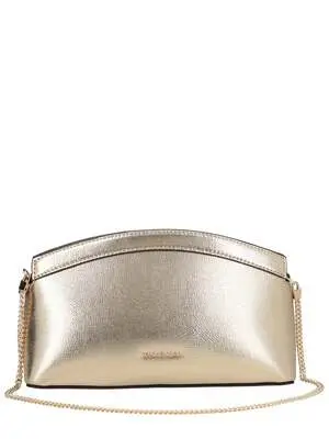 Michael Kors Metallic Leather Crossbody Clutch Bag