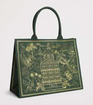 Harrods Building Print Tote Bag