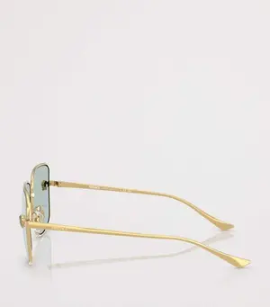 Versace Metal Ve2282 Square Sunglasses