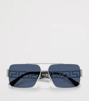 Versace Wire Ve2290 Rectangular Sunglasses