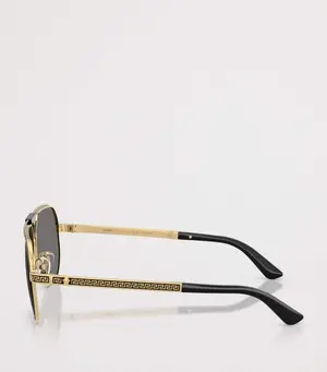 Versace Metal Ve2294 Aviator Sunglasses
