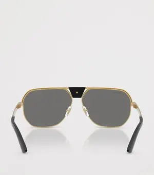 Versace Metal Ve2294 Aviator Sunglasses