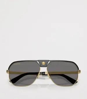 Versace Metal Ve2294 Aviator Sunglasses