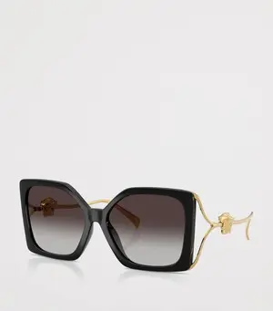 Versace Medusa Plaque Maxi Sunglasses