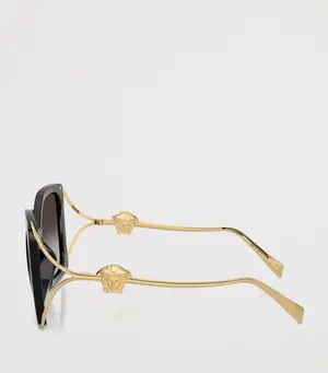 Versace Medusa Plaque Maxi Sunglasses