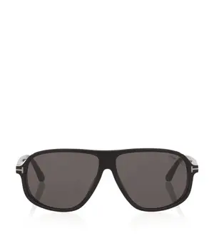 TOM FORD Guillaume_tr Pilot Sunglasses - Black