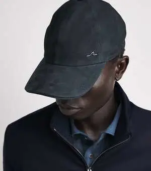 Paul & Shark Goat Suede Fin Logo Cap
