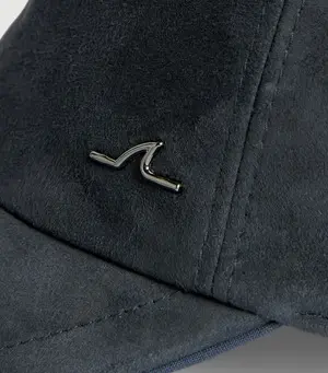 Paul & Shark Goat Suede Fin Logo Cap