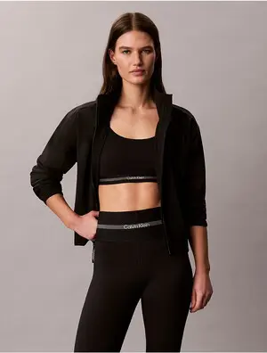 Calvin Klein Icon Sport Low Support Sports Bra - Black