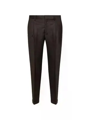 BRIGLIA 1949 Tiberios Pleated Turned-up Trousers
