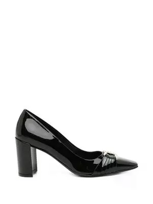 FERRAGAMO 80mm Gancio Pumps - Black