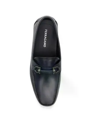 FERRAGAMO Gancini Driver Loafers