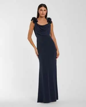 Mac Duggal Cowl Neck Dresses
