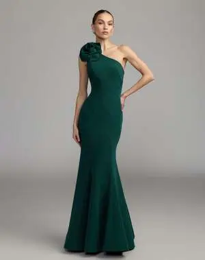 Mac Duggal One Shoulder Mermaid Gown