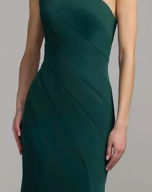 Mac Duggal One Shoulder Mermaid Gown