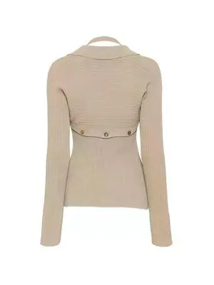FERRAGAMO Ribbed-knit Cardigan