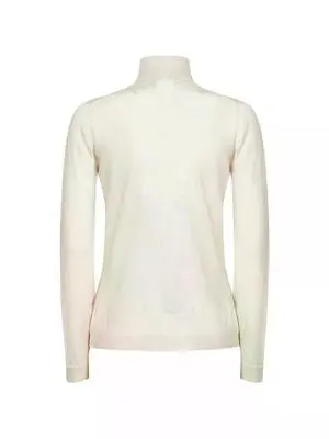 BLANCA VITA Virgin Wool Turtleneck Fine-knit Sweater