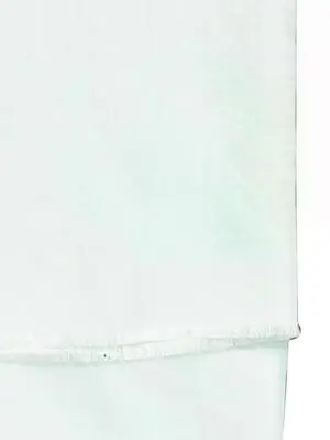 FERRAGAMO Logo-pattern Frayed Scarf