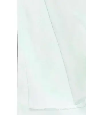 FERRAGAMO Logo-pattern Frayed Scarf