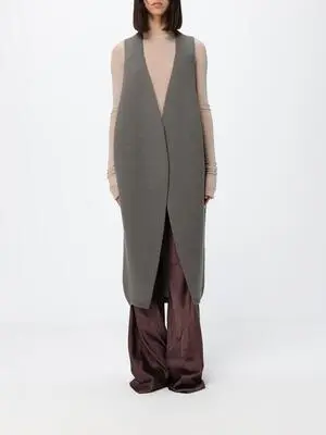 Rick Owens Cashmere V-neck Knit Vest - Pink