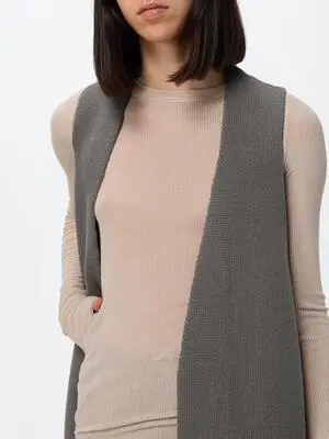 Rick Owens Cashmere V-neck Knit Vest - Pink