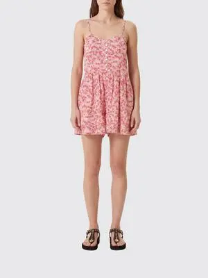 Isabel Marant Étoile Printed Cotton Jumpsuit - Red