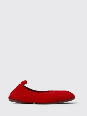 Camper Right Niko Ballet Flats In Recycled Fabric With An Elasticated Heel - Red