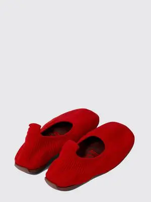 Camper Right Niko Ballet Flats In Recycled Fabric With An Elasticated Heel