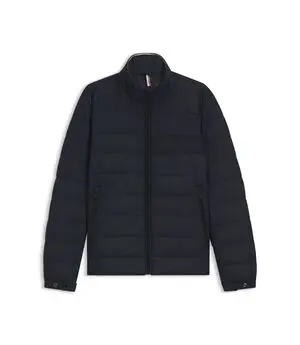BOSS Classic Padded Jacket With A Zipper Closure - Dark Blue