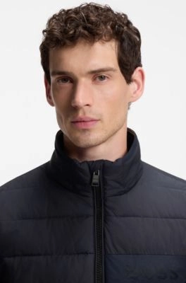 BOSS Classic Padded Jacket With A Zipper Closure