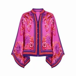 RAISHMA Alisa Viscose Shirt - Pink