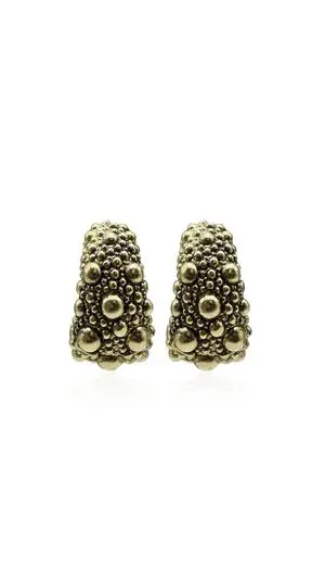 BAYEMEYC Titanis Chunky Hoop Earrings - Gold