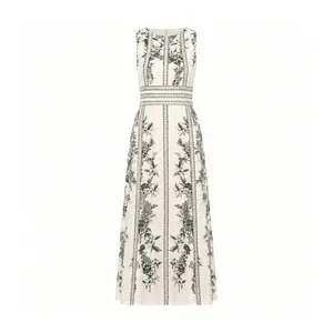 RAISHMA Lina Printed Dress - Black