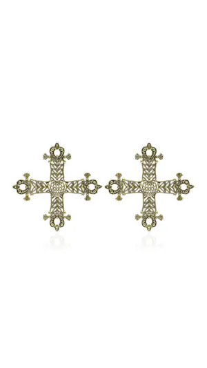 BAYEMEYC Thresh Stud Earrings - Gold