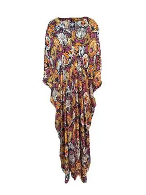 ANY OLD IRON Orange / Yellow Multicolor Born Wild Kaftan - Orange/yellow