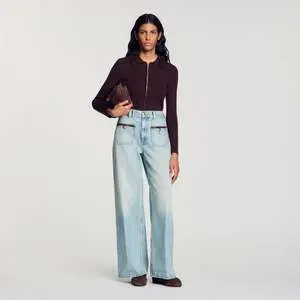 Sandro Zip Up Cardigans For Women