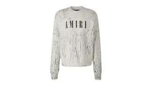 Amiri Core Logo Cracked Dry Sweatshirt - White