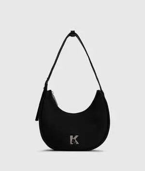KL JEANS K Logo Half Moon Bag