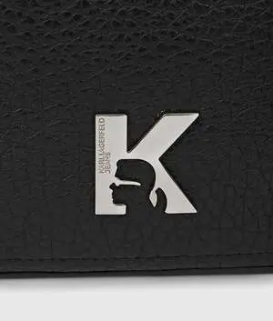 KL JEANS K Logo Camera Bag - Black