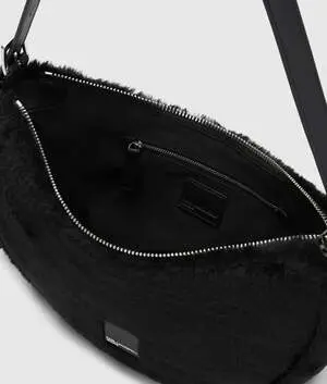 KL JEANS Box Logo Furry Slingbag