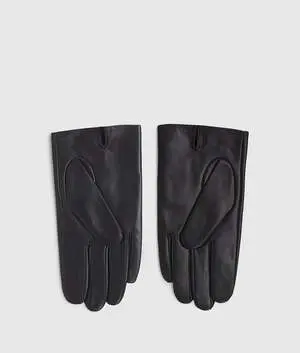 Karl Lagerfeld K Logo Leather Gloves