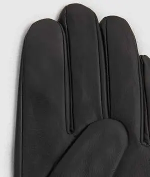 Karl Lagerfeld K Logo Leather Gloves