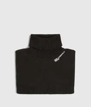 Karl Lagerfeld Logo Bib Scarf - Black