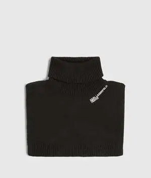 Karl Lagerfeld Logo Bib Scarf - Black