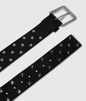 KL JEANS Studded Leather Belt